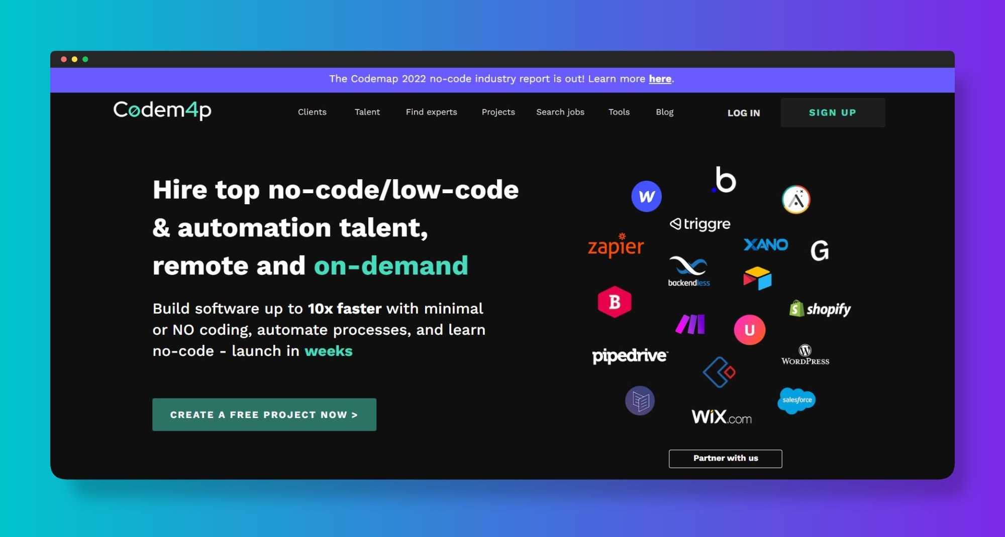 Web Application Examples Built with No-Code